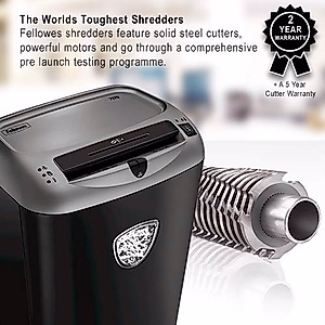Fellowes Powershred 70S 14-Sheet Strip-Cut Paper and Credit Card Shredder with SafetyLock (4671001)