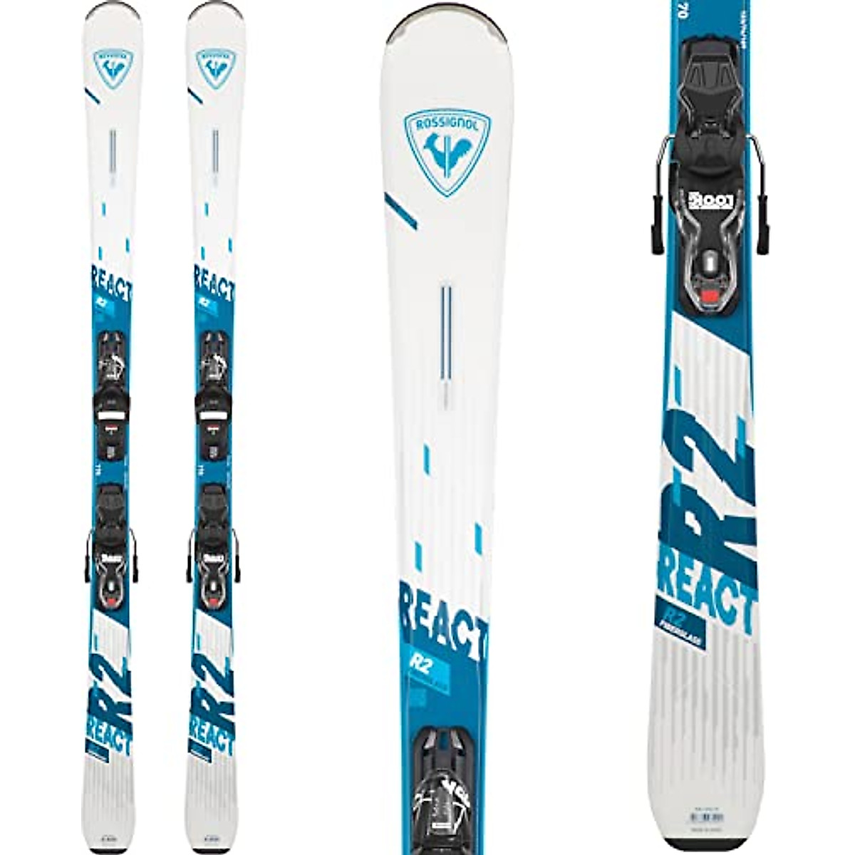 Rossignol React 2 Mens Skis 170 W/Xpress 10 GW Bindings