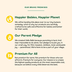 Hello Bello Kids Conditioner - Gentle Hypoallergenic Tear-Free Formula - Vegan and Cruelty-Free - Creamy Coconut Scented - 10 fl oz