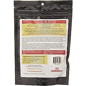 NorthFin Cichlid Pellets Formula 1 mm Sinking - 250 g - Cichlid Fish Food - African Cichlids Food - Premium Tropical Fish Food - Cichlid Food pellets