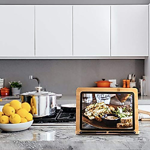 Large A+ 15 Inch XL Bamboo Book Stands & Holders for Reading Hands Free in Bed,Cookbook,Textbook,Law,with 5 Adjustable Height Laptop Stand