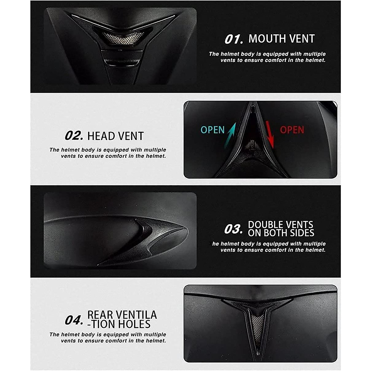 Modular Bluetooth Motocross Helmet, Flip up Full Covering Motorcycle Helmet, DOT Approved Dual Visors Full Face Racing Crash Helmets Built-in Speaker with Microphone for Adults Men Women -K-S