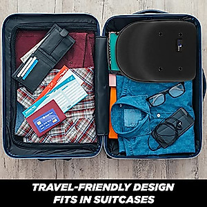CASEMATIX Hat Travel Case for up to 6 Baseball Caps With Hard Shell Exterior, Adjustable Shoulder Strap and Carry Handle - Protective Hat Case Cap Carrier for Travel and Storage, Case Only