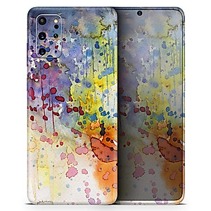 DesignSkinz Watercolor Grunge Setting Protective Vinyl Decal Wrap Skin Cover Compatible with The Samsung Galaxy S20 (Screen Trim & Back Glass Skin)