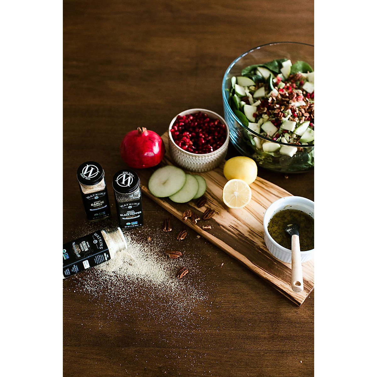 Watkins Gourmet Organic Spice Jar, Onion Powder, 2.8 Ounce Jar, 3 Count