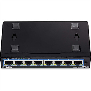TRENDnet 8-Port Gigabit EdgeSmart Switch, TEG-S80ES, 8 x Gigabit Ports, 16Gbps Switch Capacity, Ethernet Network Desktop Switch, Managed Smart Gigabit Switch, Metal, Fanless ( RENEWED)