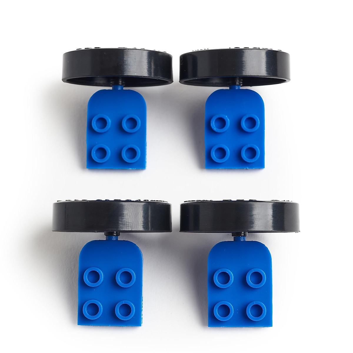 PRO Brick Wheel - Axle Assembly for Brick Derby Car Racing (Set of 4) by Pinewood Pro