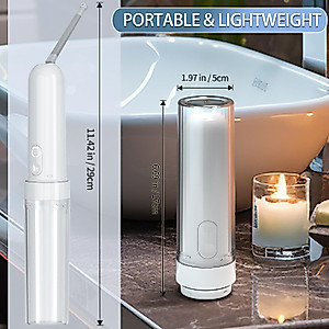 Travel Bidet Bottle, Portable Bidet Sprayer, Handheld Bidet Electric Bidet Rechargeable, Level 3 Mode for Personal Cleaning, Indispensable for Postpartum | Infant | Hemmoroid Care White