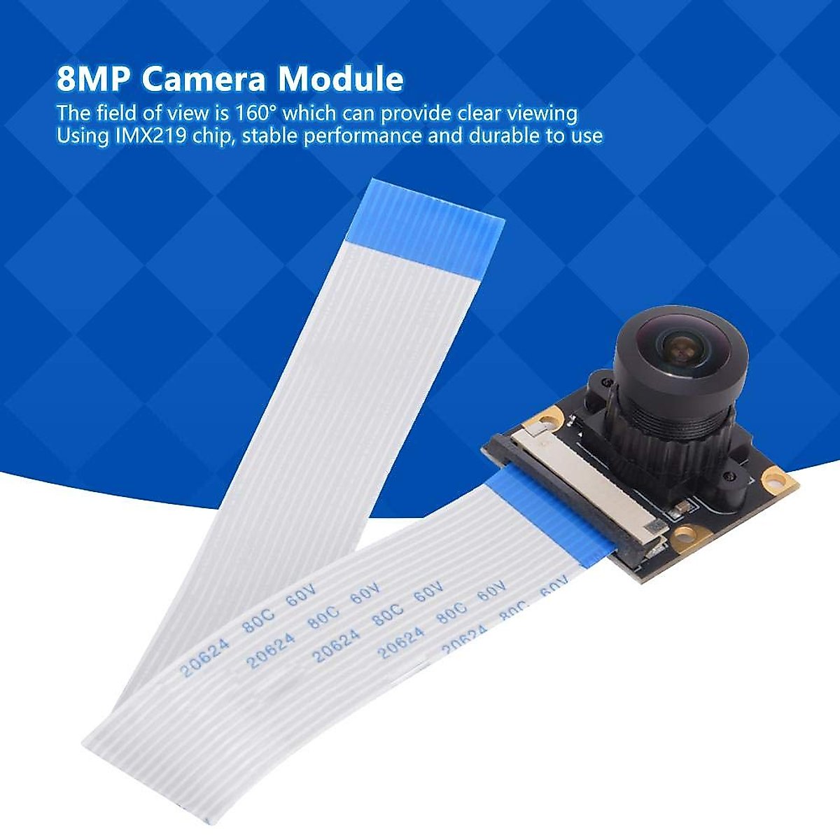 Oumefar 8MP IMX219 Auto Focus Camera Module 3280x2464 160¡ã Camera Module Support Night Viewing Face Recognition