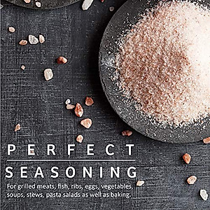 The Spice Lab Himalayan Salt - Coarse 2.2 Lb / 1 Kilo - Pink Himalayan Salt is Nutrient and Mineral Dense for Health - Gourmet Pure Crystal - Kosher & Natural Certified