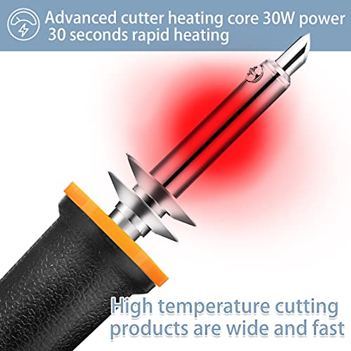 Handheld Electric Hot Knife Cutter Tool,Multipurpose Soldering Iron Tool ,Hot Knife Cutting Tool for Cutting Carving Soft Thin Styrofoam Cloth, Plastic Board, Foam, Wood