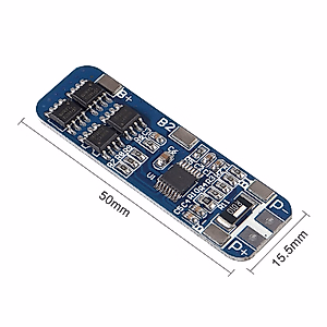 4Pcs 3S 12V 10A BMS Lithium Battery Protection Board Liion Charger Protection Module with Overcharge/Over-Discharge/Over-Current/Short Circuit Protection