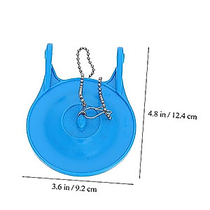 DOITOOL 1 PC Rubber Plug Drain Valve Toilet Repair Kit Toilet Seal Flapper Toilet Tank Replacement Kit Toilet Pvc Flapper Toilet Pvc Ring Flapper Toilet Drain Flush Valves Adjustable Suite