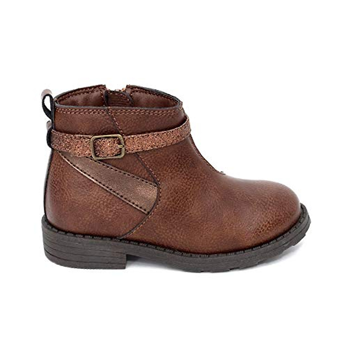 Simple Joys by Carter's Girls Darcy Fashion Boot, Brown, 12 Little Kid