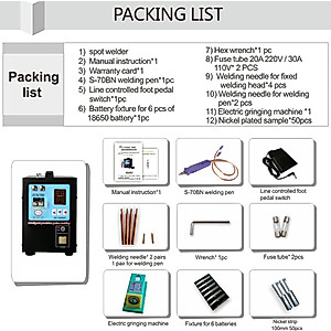 Battery Welding Machine, 0.35mm Automatic Induction Pulse Spot Welder,Portable Pulse Welding Machine for Battery Pack, Battery Spot Welder and Soldering Station