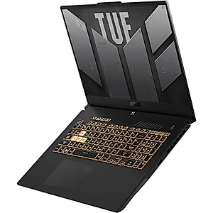 ASUS TUF Gaming F17 (2023) Gaming Laptop, 17.3” FHD 144Hz Display, GeForce RTX 3050, Intel Core i5-12500H, 16GB DDR4, 512GB PCIe SSD, Wi-Fi 6, Windows 11, FX707ZC-ES53,Mecha Gray