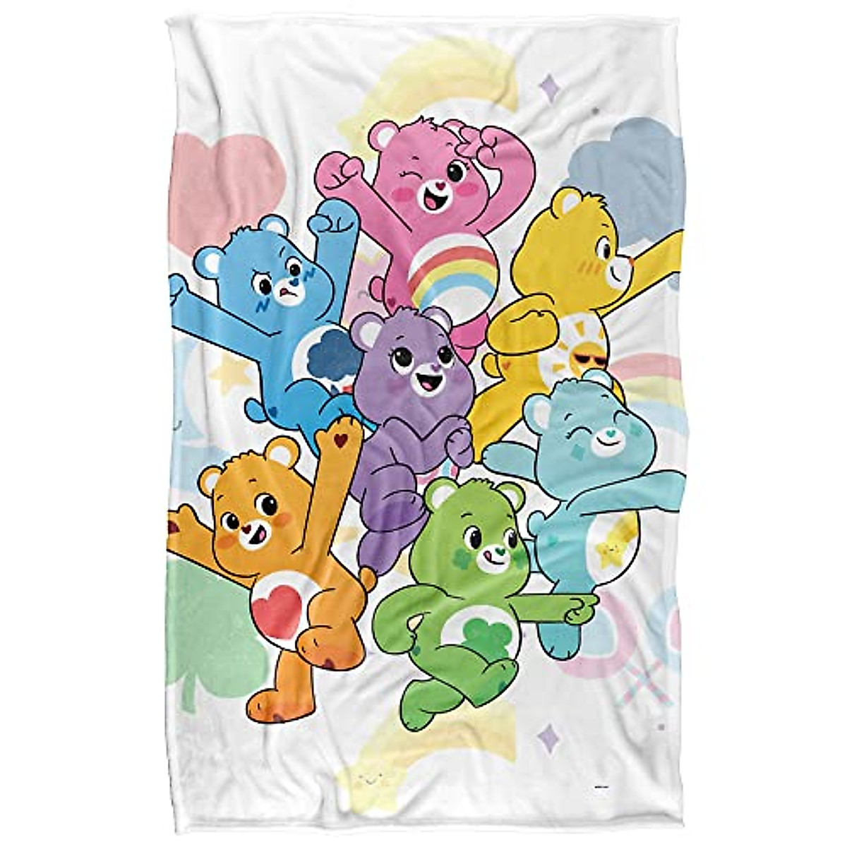 Care Bears Blanket, 36" x 58" Care Bears Silky Touch Super Soft Throw Blanket