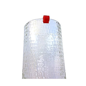 Cup Markers by CUPmarker (Set of 6 Snap-on Drink Tags/Charms/Glass Marker to Label Tumblers, Wine Glasses, Tea Cups & More)