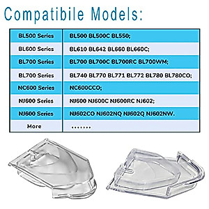 Pour Spout Cover Replacement for Ninja Blender Lid, Replacement Spout Cover for Ninja Blender 72 oz Square Pitcher, Suitable for NJ600-NJ602 and BL500-BL781, Clear