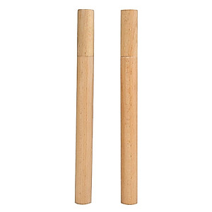 Portable Wooden Chopsticks Storage Box,plplaaoo Chopsticks Storage Case,25x2cm Reusable Wooden Chopsticks Storage Tube Pipe Carrier for Home,Outdoor Picnic