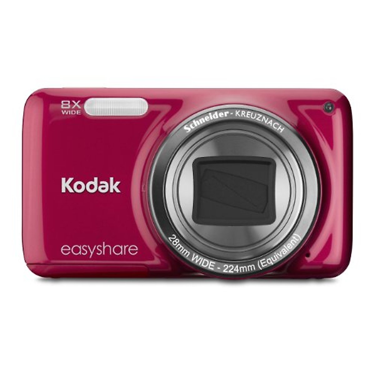 Kodak EasyShare M583 14 MP Digital Camera with 8x Optical Zoom and 3-Inch LCD - Red