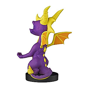 Exquisite Gaming: Spyro The Dragon - Original Mobile Phone & Gaming Controller Holder, Device Stand, Cable Guys, Licensed Figure