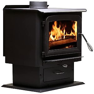 Ashley Hearth AW2020-P 2,000 Sq. Ft. Pedestal Wood Burning Stove