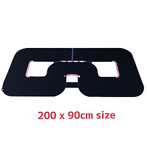 Fabric Race Tracks FRT Home Race Track LITE Road Course (Black), LTR-BK