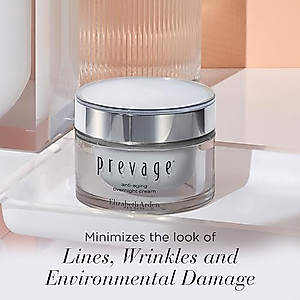 Elizabeth Arden PREVAGE Anti Aging Night Cream, Intensive Overnight Face Cream for Women, Helps Minimize Lines, Wrinkles, and Sun Damage, Works Overnight to Repair and Rejuvenate Skin, 1.7 oz Jar