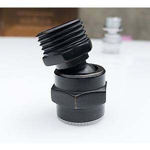 MissMin shower head Swivel ball adapter,hand shower rotate povit shower arm extension connector,ORB/oil rubbed bronze