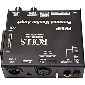 rolls PM55P Personal Monitor Amp Battery Opt