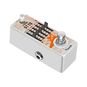 Amuzik EQ Pedal 5 Band Equalizer Effects Pedal Analog Graphic Equalization Guitar Effects Pedals ±18dB Range