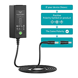 Basicvolt Universal AC Adapter 15V 13.5V 12V 9V 7.5V 6V 5V 3A 2.5A DC Power Supply for 5 to 15 Volt Household Electronics, 45W Max