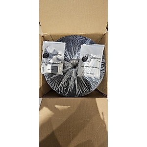 Squirrel Guard 8" Kit. 100 ft. PVC Coated Galvanized Steel Roll with 100 Aluminum Fasteners