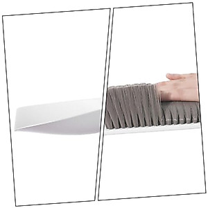 SOESFOUFU 1 Set Small Broom Pet Dustpan Keyboard Cleaner Brush Table Dustpan Brush Desktop Mini Dustpan Sofa Cleaner Mini Dustpan and Brush Sofa Broom Small Dustpan Small Brush Pp White