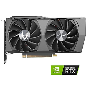 ZOTAC Gaming GeForce RTX 3060 Twin Edge 12GB GDDR6 192-bit 15 Gbps PCIE 4.0 Gaming Graphics Card, IceStorm 2.0 Cooling, Active Fan Control, Freeze Fan Stop, ZT-A30600E-10M