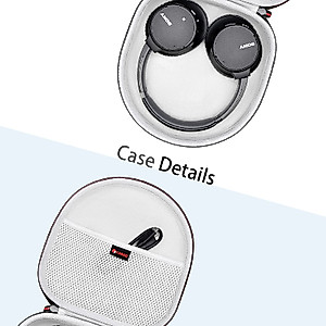 XANAD Carrying Case for Sony, Beats, JBL, OneOdio, Soundcore Anker Life Q20, M-Audio HDH40, Bose, Audio-Technica, AKG, Behringer, Philips - Travel Protective Carrying Storage Bag