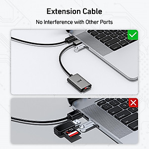 uni SD Card Reader, High-Speed USB 3.0 to Micro SD Card Adapter, Aluminum Computer Memory Card Reader Dual Slots, for SD/SDXC/SDHC/MMC/Micro SDXC/TF/Micro SDHC | Laptop, PC, and more
