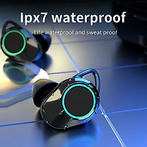 Soonic Android Earbuds, LED Display Wireless Noise Cancelling Earbuds, Compatible with Apple Android, Built-in Microphone, Sweat Resistant IPX7 Waterproof Earbud Bluetooth 5.0 3300 mAh case (G08-88)