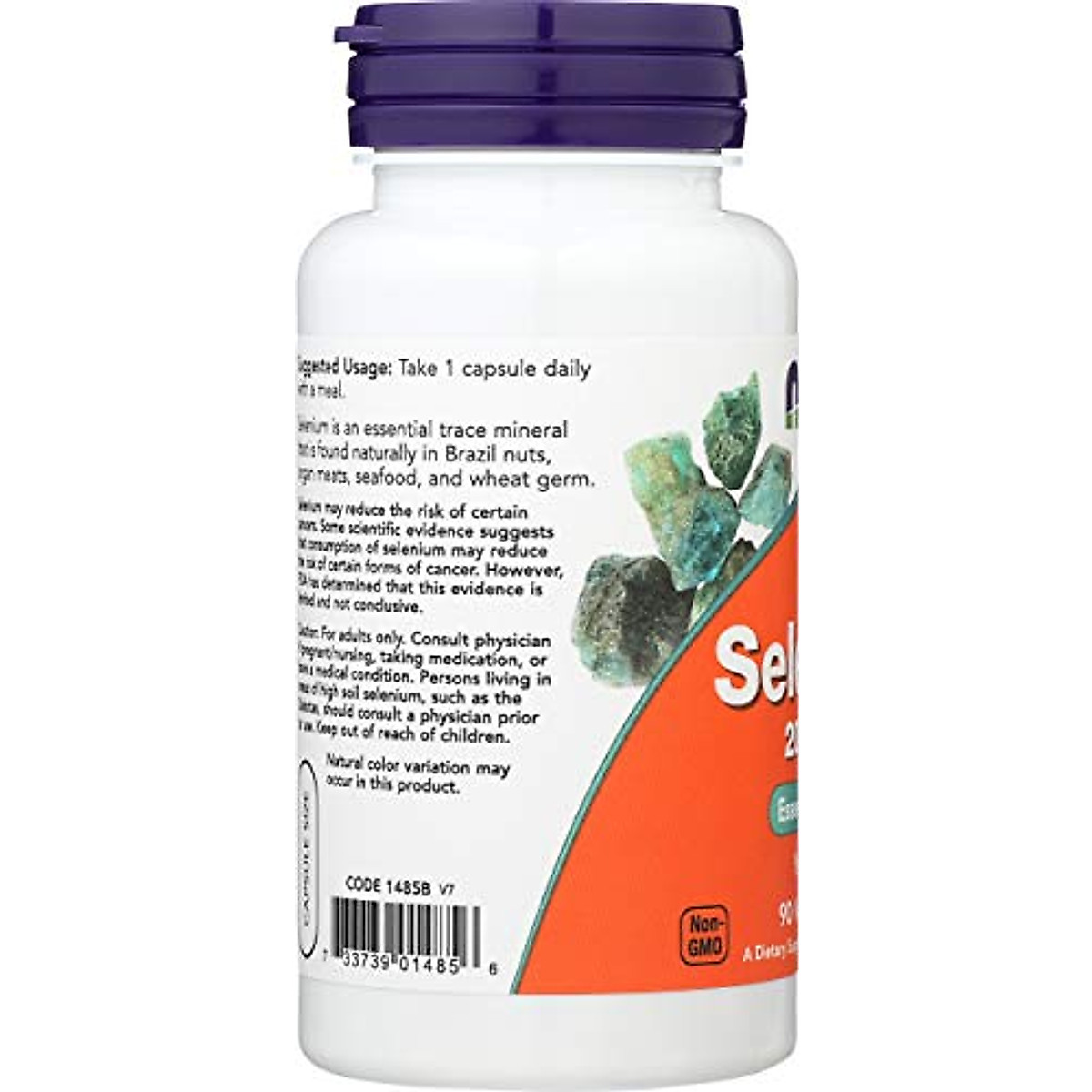 Now Foods Selenium 200 mcg 90 Vcaps
