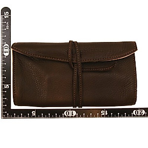Pilot Pensemble Roll Pen Case 5 Pocket Cowhide Dark Brown