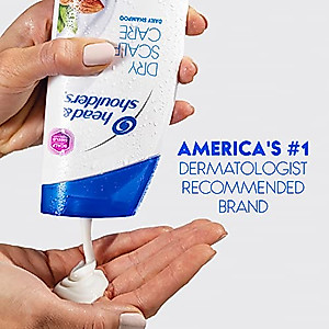 Head and Shoulders Shampoo, Daily-Use Anti-Dandruff Paraben Free Treatment, Dry Scalp Care with Almond Oil, 32.1 fl oz, Twin Pack