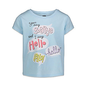 Lyrics by Lennon and McCartney Lennon & McCartney Infant Baby Girls 5 Pack T-Shirts The Beatles 18 Months