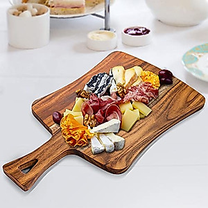 Wood Cutting Board Wood Kitchen Wood Rootstock Fruit Board with Board Cutting Cutting Handle Chopping D7l1 Board Wooden