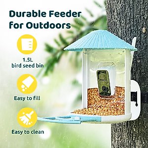 NETVUE Birdfy Lite Camera with Solar Panel