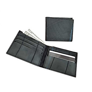 Recycled Rubber Tire Wallet with Logo - Fair Trade.