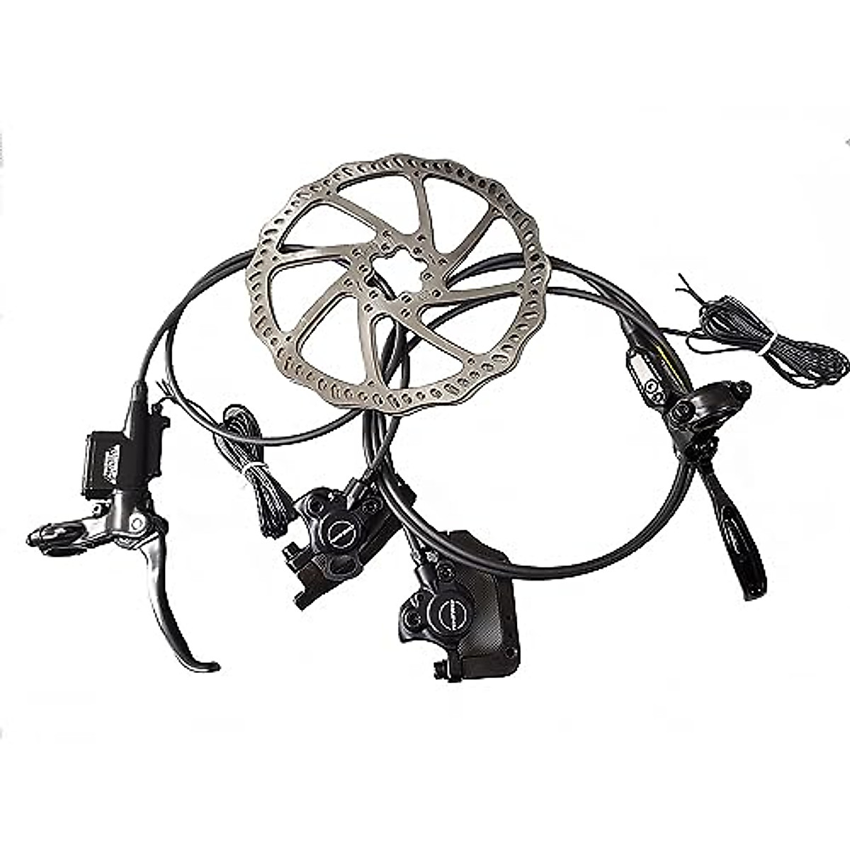 Theebikemotor Motorcycle MTB Rear Wheel 72V8000W Electric Bike Ebike kit with tire + 150A Sabvoton Controller + Hydraulic disc Brake-19 Motorcycle Wheel, no Battery