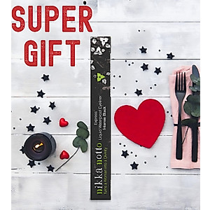 Nikka Notto Liquid Eyeliner Waterproof Pen“Nude Look”, Satin Brown, Stay All Day, Smudge Free, 3x More Liquid 0.070Fl.oz (Mom's Choice Award®)