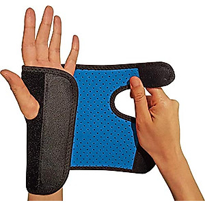 RiptGear Carpal Tunnel Wrist Brace Support - Adjustable Wrist Brace for Women and Men - Hand & Wrist Splint Compression Support for Tendonitis Wrist Brace for Carpal Tunnel - Left Hand