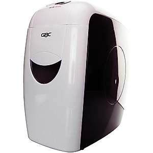 GBC Paper Shredder, 7 Sheet Capacity, Super Cross-Cut, 1 User, Personal, style+ (1758581), White/Black